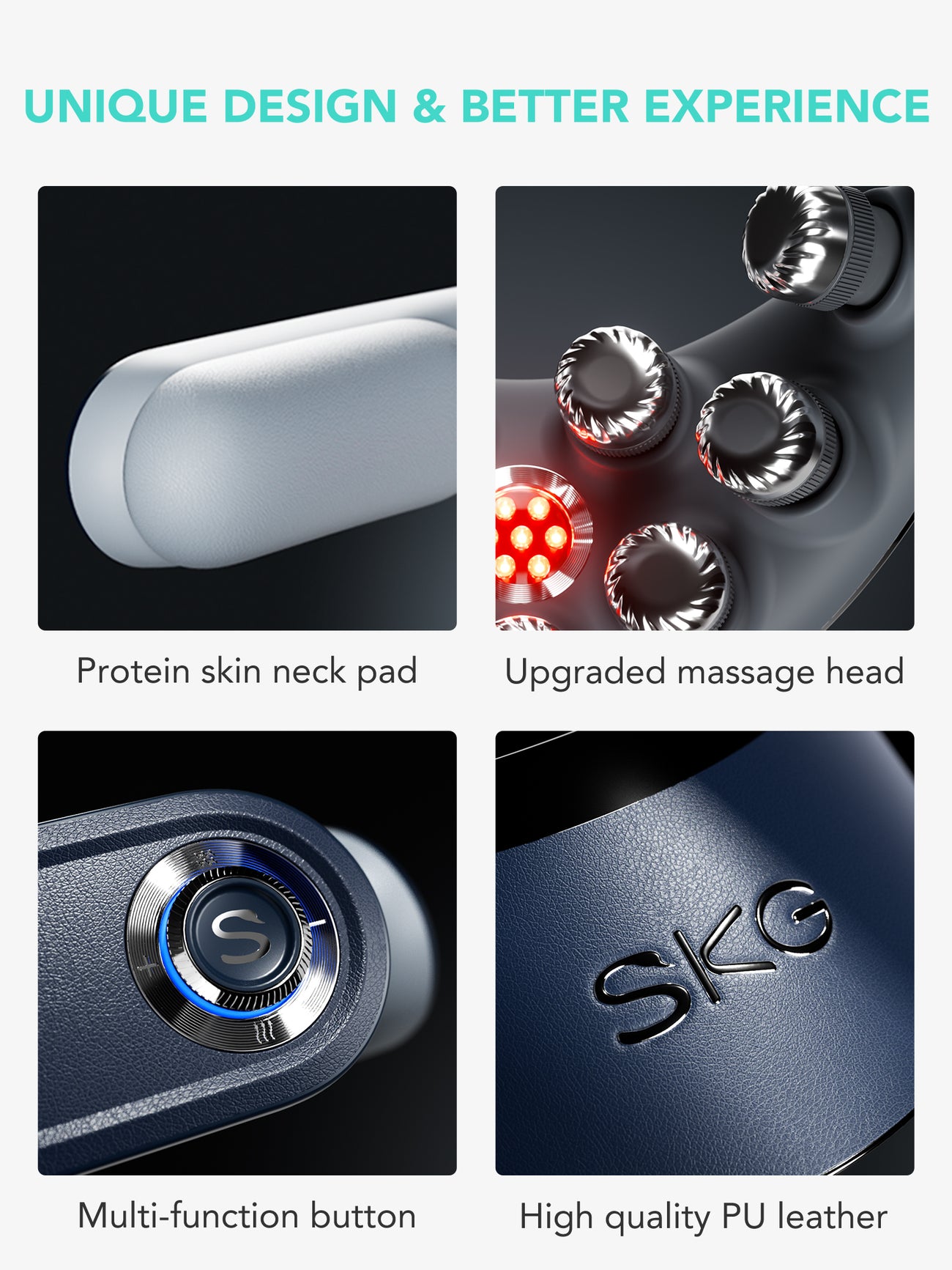 SKG G7 PRO-FOLD Foldable Neck Massager with Heat