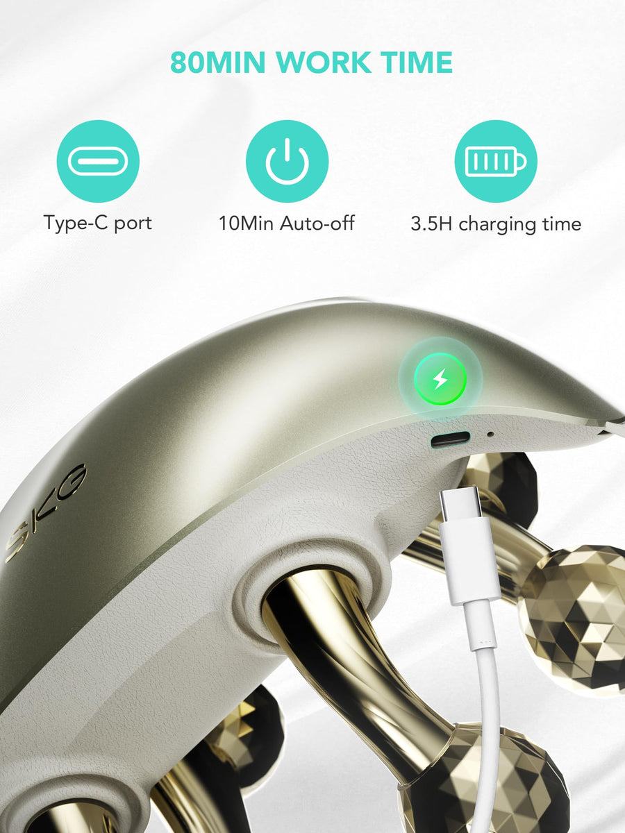 SKG H7 Ultra E Neck and Shoulder Flex Massager, 6D Kneading Massage ...